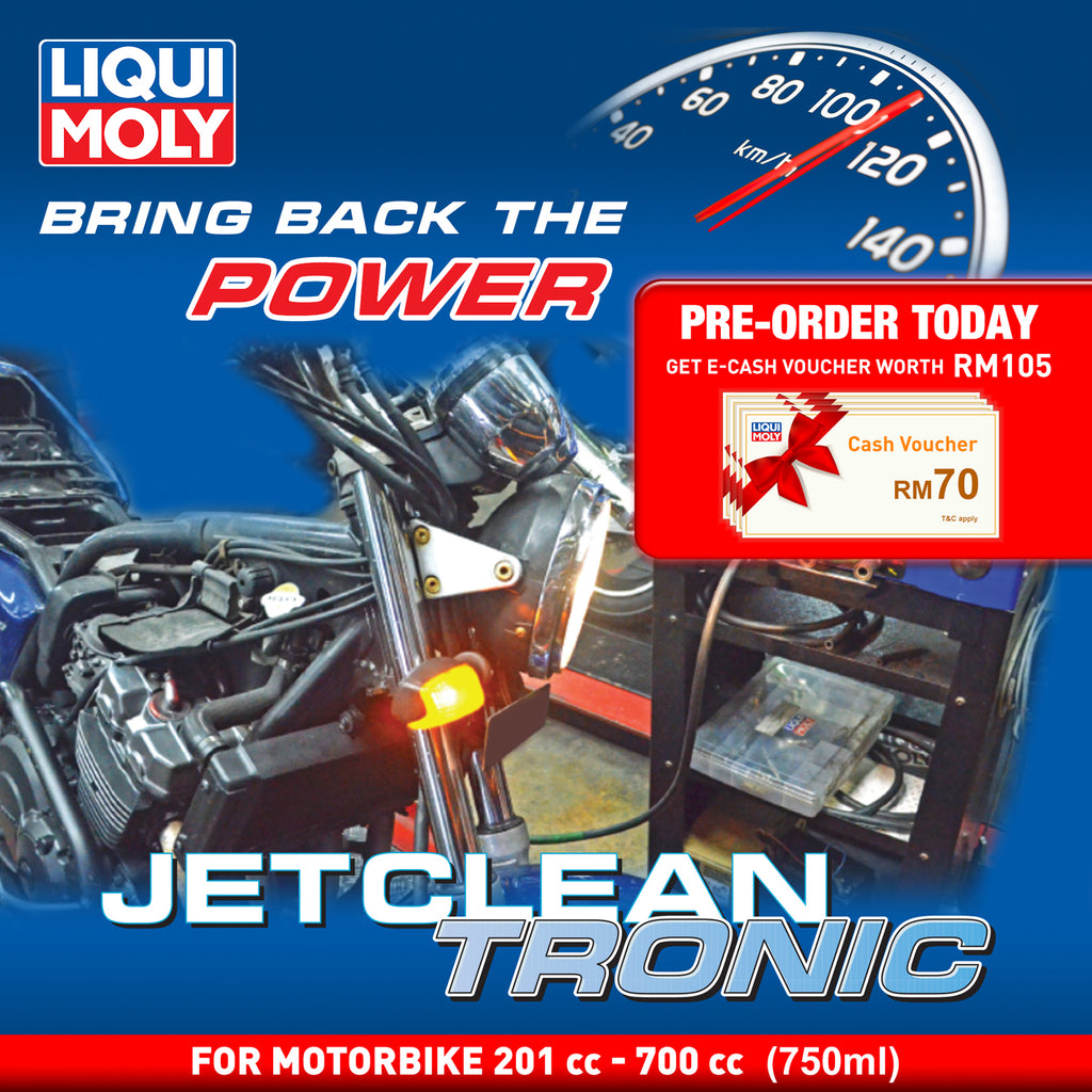 Liqui Moly JetClean Tronic Service (Petrol Motorbike 201 cc - 700 cc ...